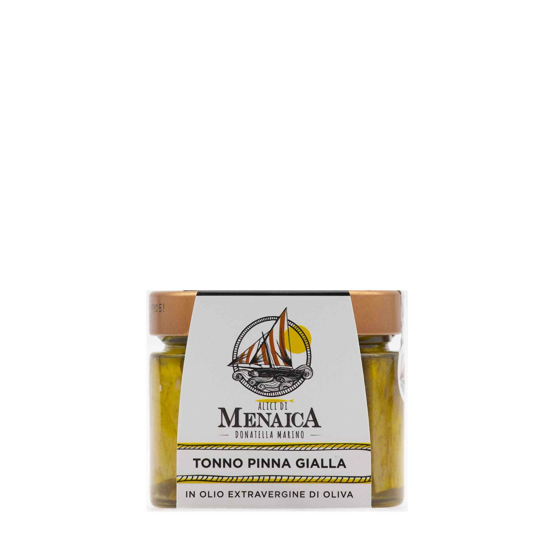 Tonno Pinna Gialla in Olio Evo 250gr | Foodoteka