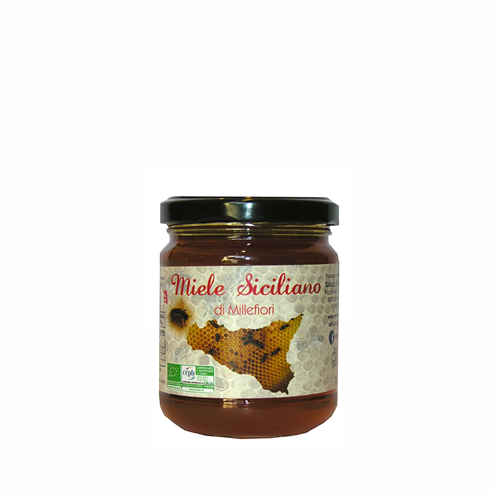 Miele Siciliano di Millefiori Bio Vito Salluzzo 250gr | Foodoteka